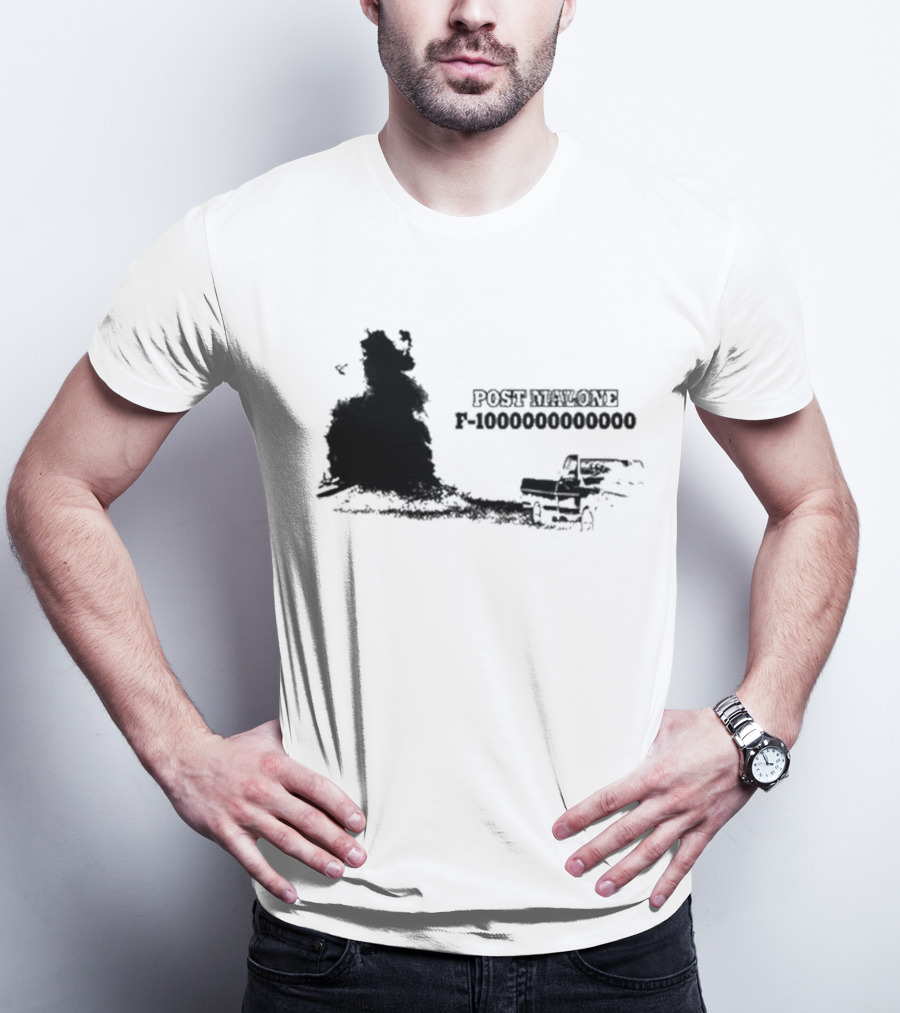 Post Malone F-1000000000000 Yellow Truck Scene T-Shirt