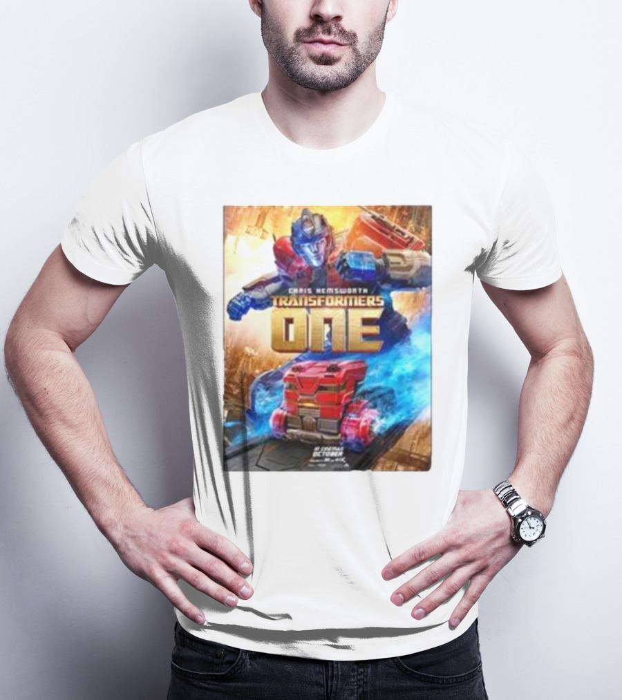 Chris Hemsworth Transformers One Robots Not In Disguise Merchandise T-Shirt