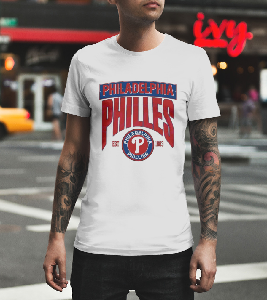 Philadelphia Phillies Est. 1883 Vintage Baseball T-Shirt