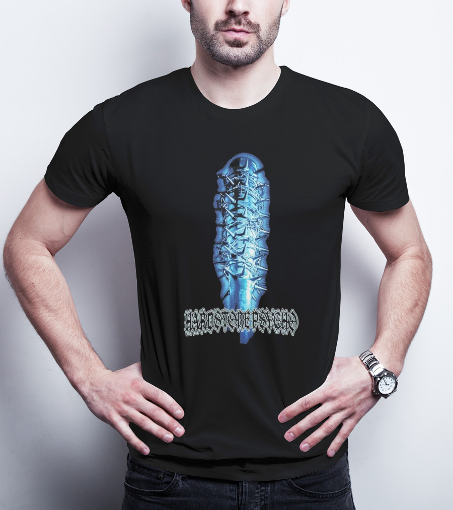 Hardstone Psycho Barbed Wire Wrapped Baseball Bat T-Shirt