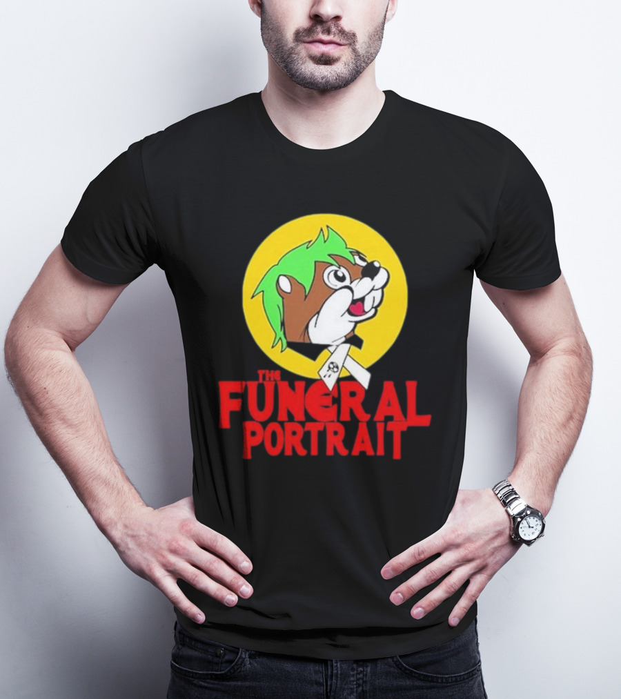 The Funeral Portrait Cartoon Mascot Circle T-Shirt