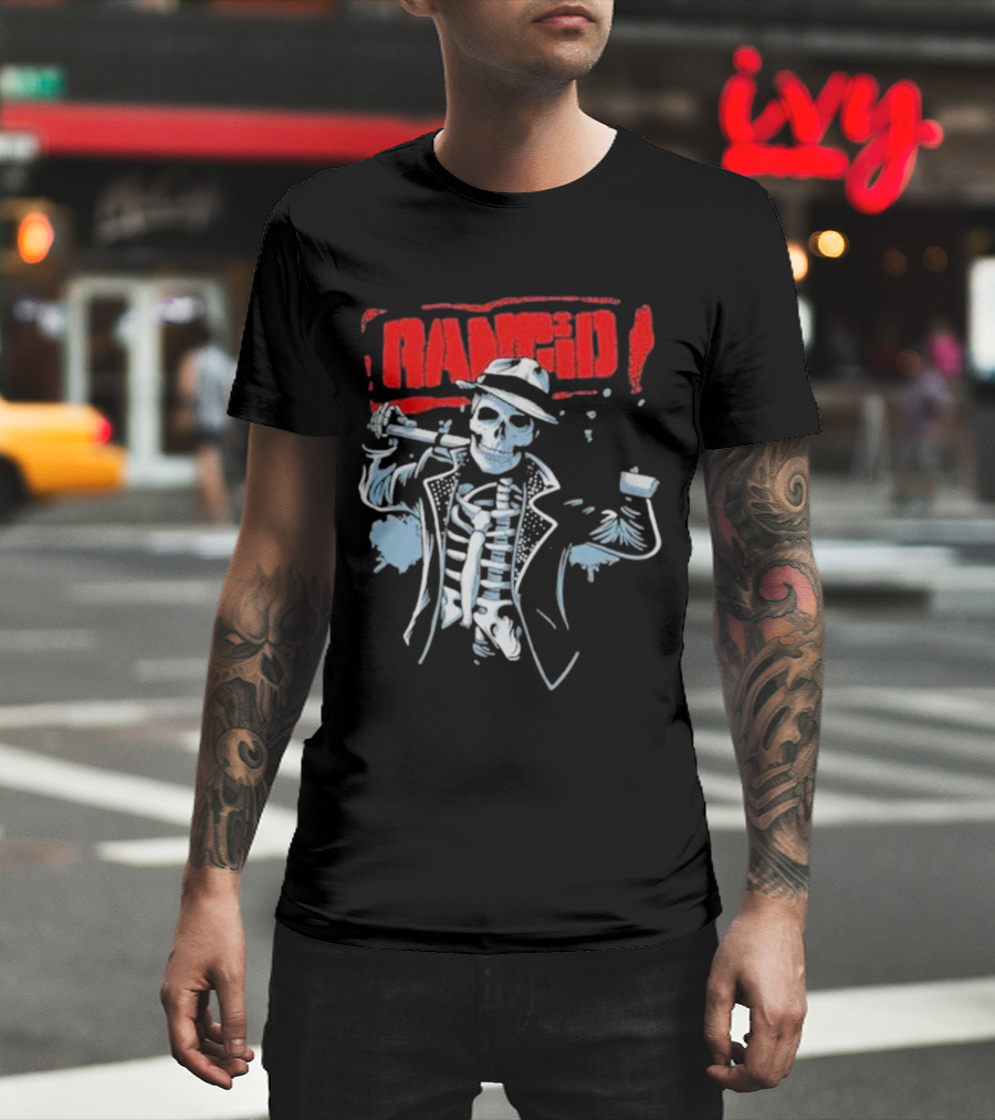 Rancid Bo Knows Skele Tim North America Tour T-Shirt