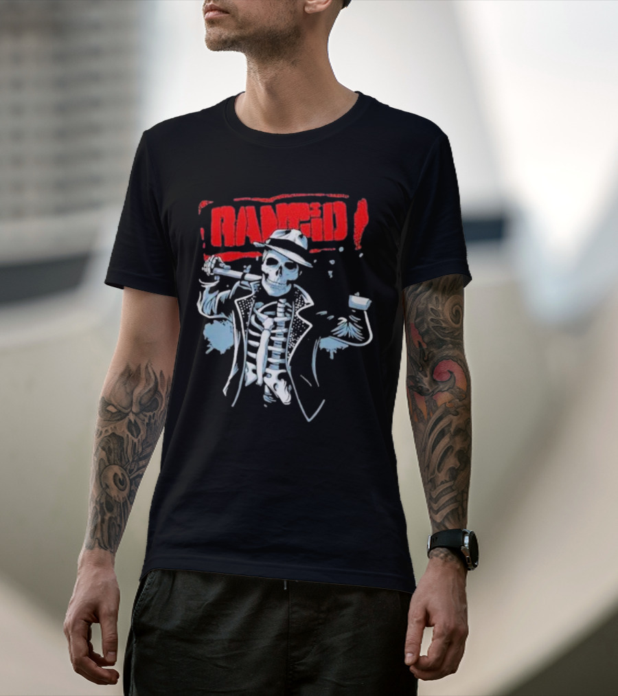 Rancid Bo Knows Skele Tim North America Tour T-Shirt