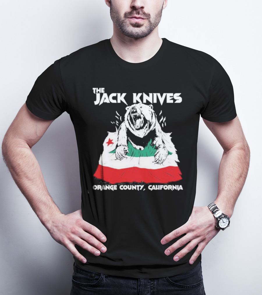 The Jack Knives Bear Orange County California T-Shirt