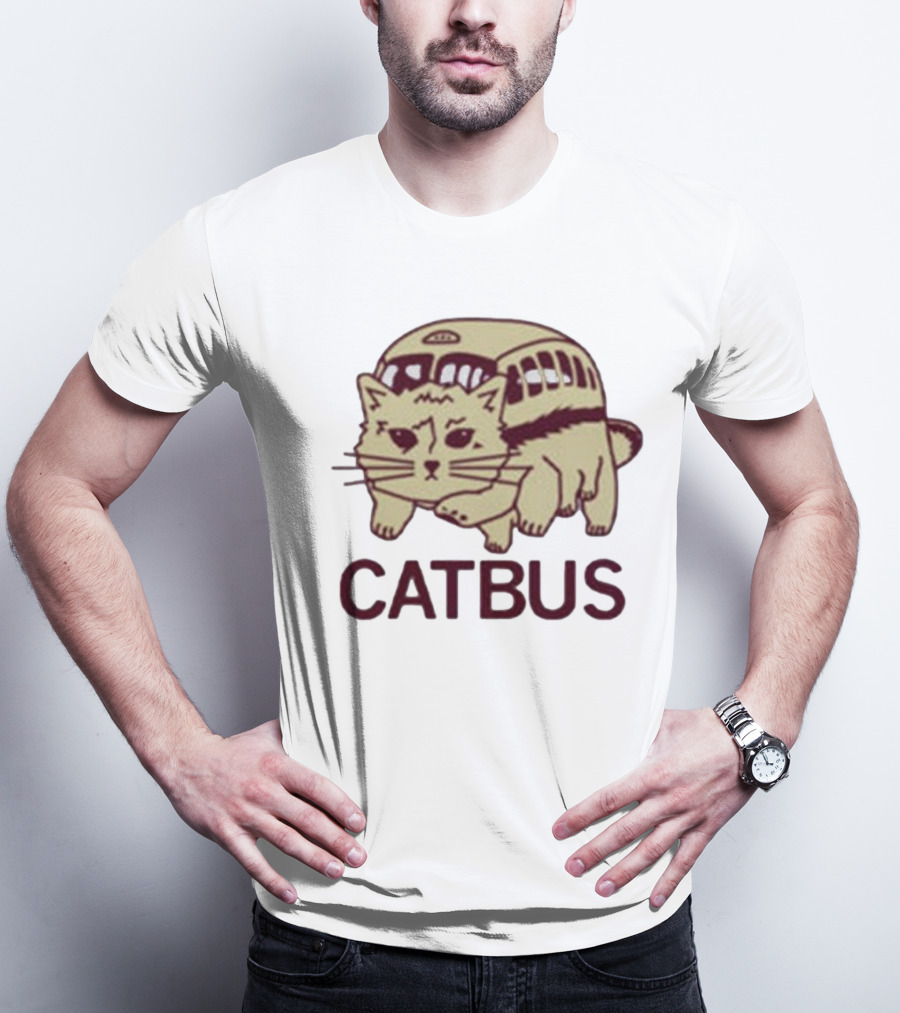 Catbus My Neighbor Totoro Public Transportation Deserve T-Shirt