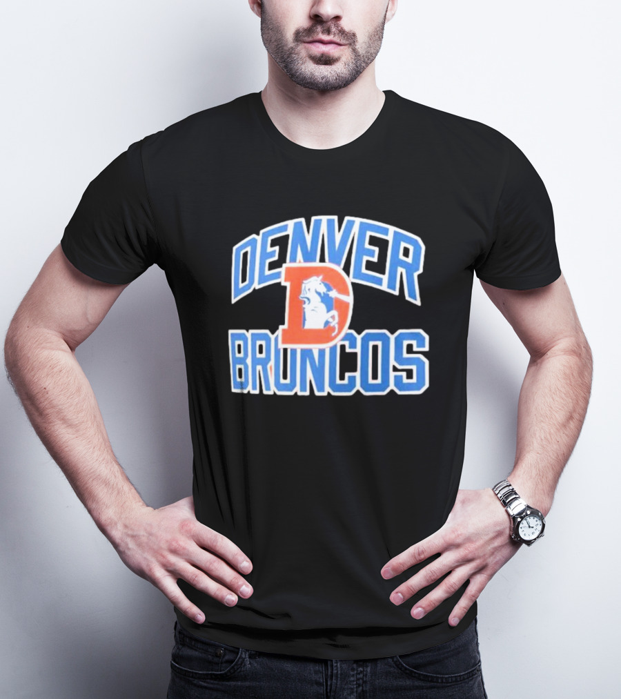 Denver Broncos Retro D Emblem T-Shirt