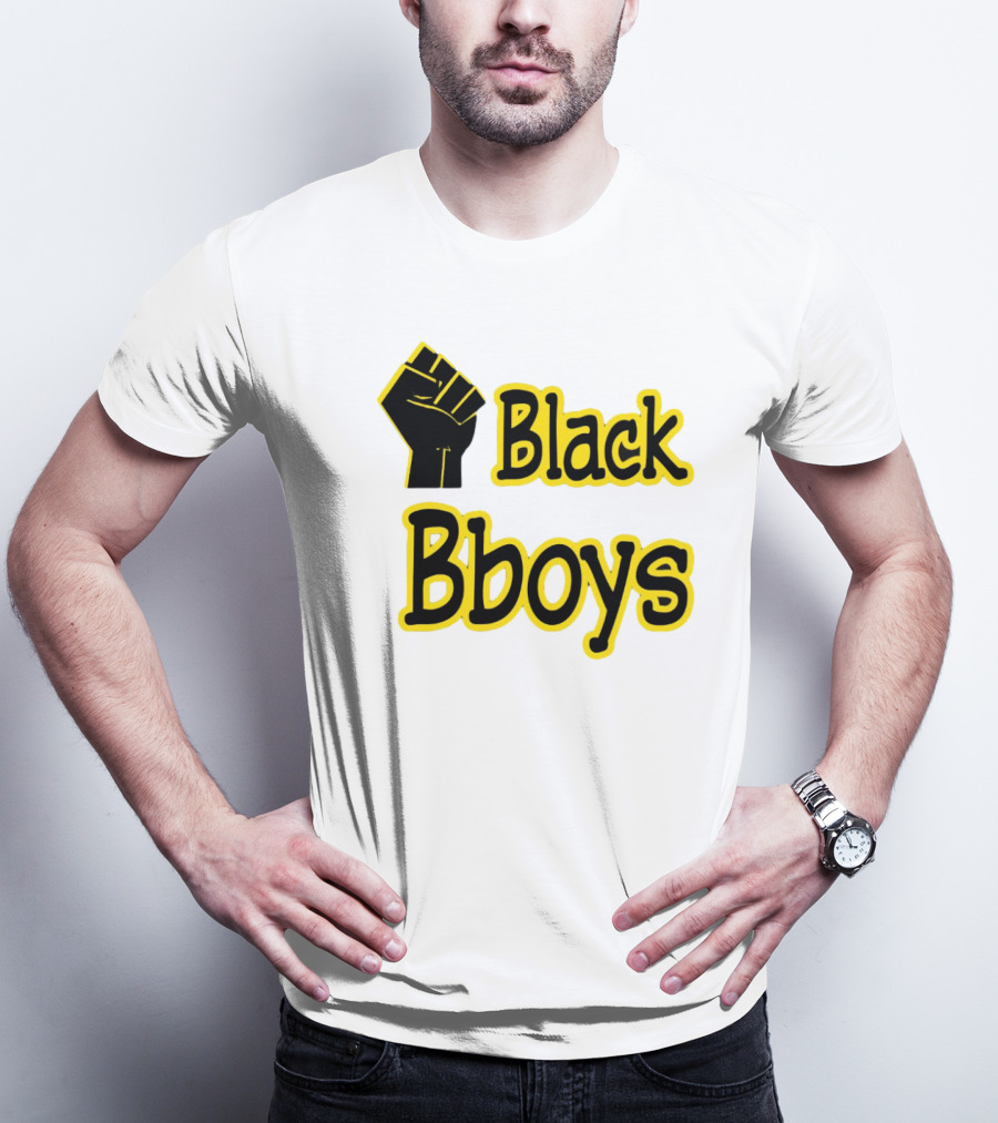 Destroy Quietly Black Bboys Fist T-Shirt