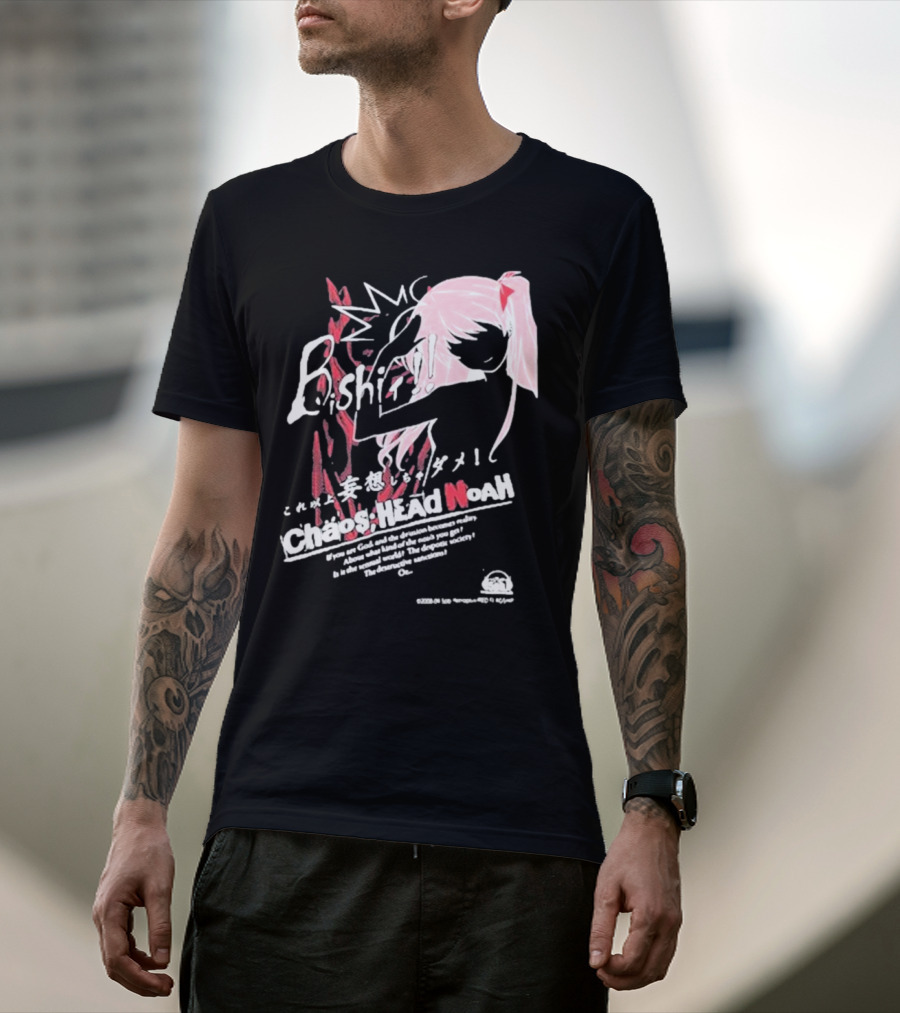 Chaos Head Noah Bishōjo Anime Waifu Manga Styling T-Shirt