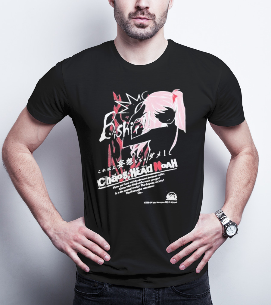 Chaos Head Noah Bishōjo Anime Waifu Manga Styling T-Shirt