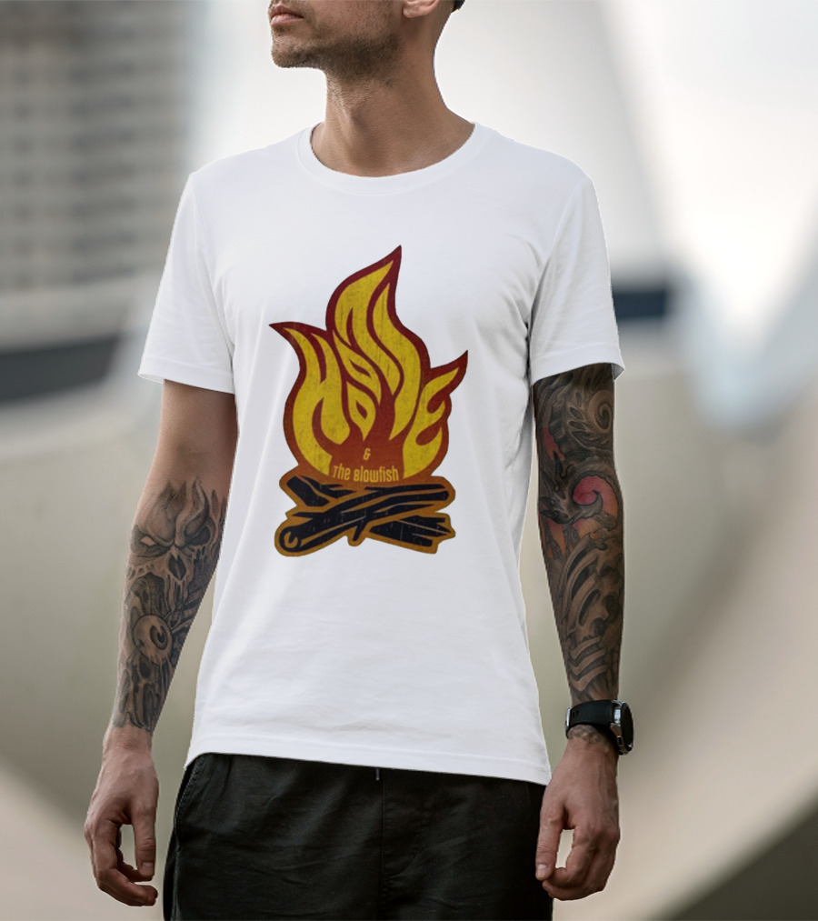 Hootie And The Blowfish Campfire Flame Logs T-Shirt