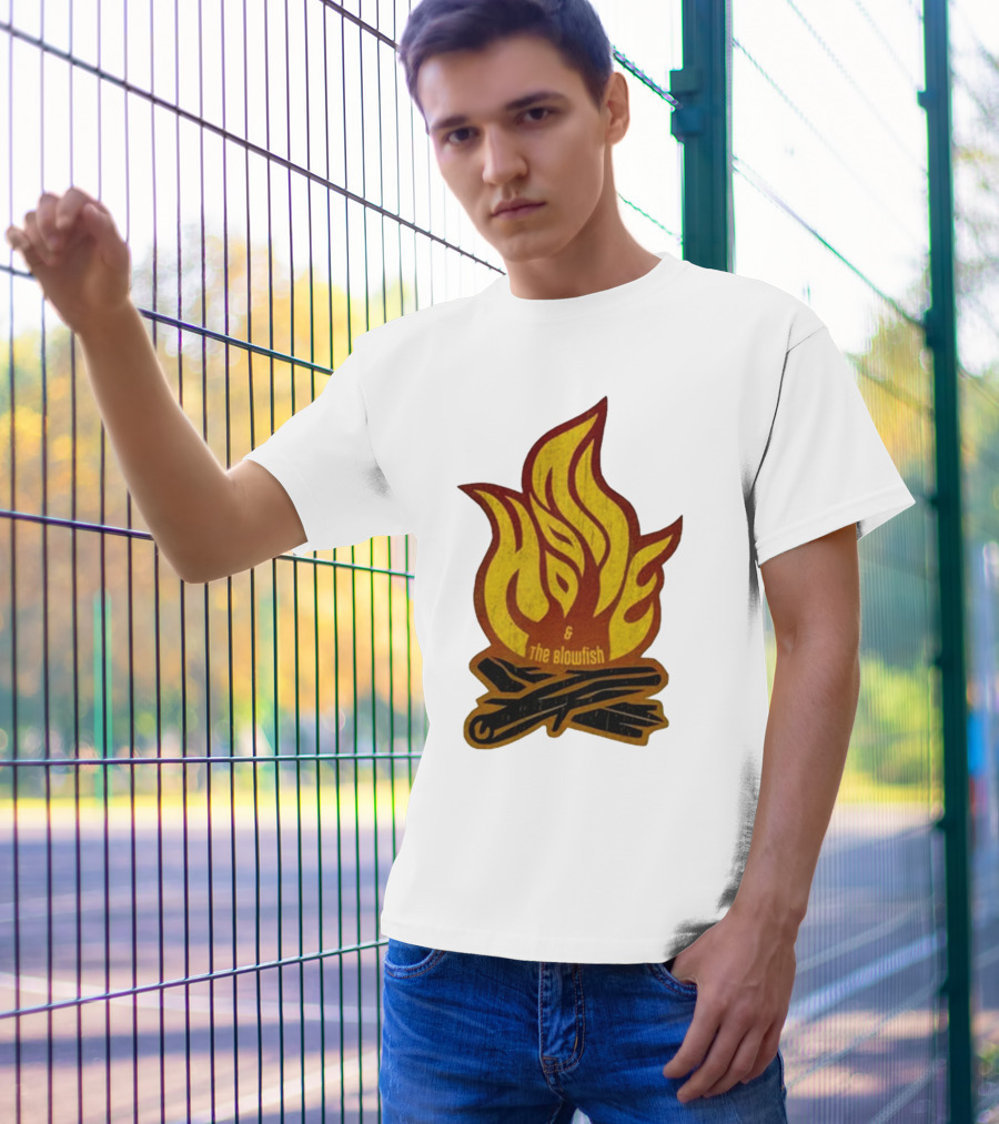 Hootie And The Blowfish Campfire Flame Logs T-Shirt
