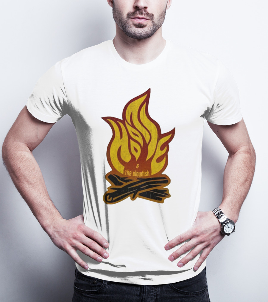 Hootie And The Blowfish Campfire Flame Logs T-Shirt
