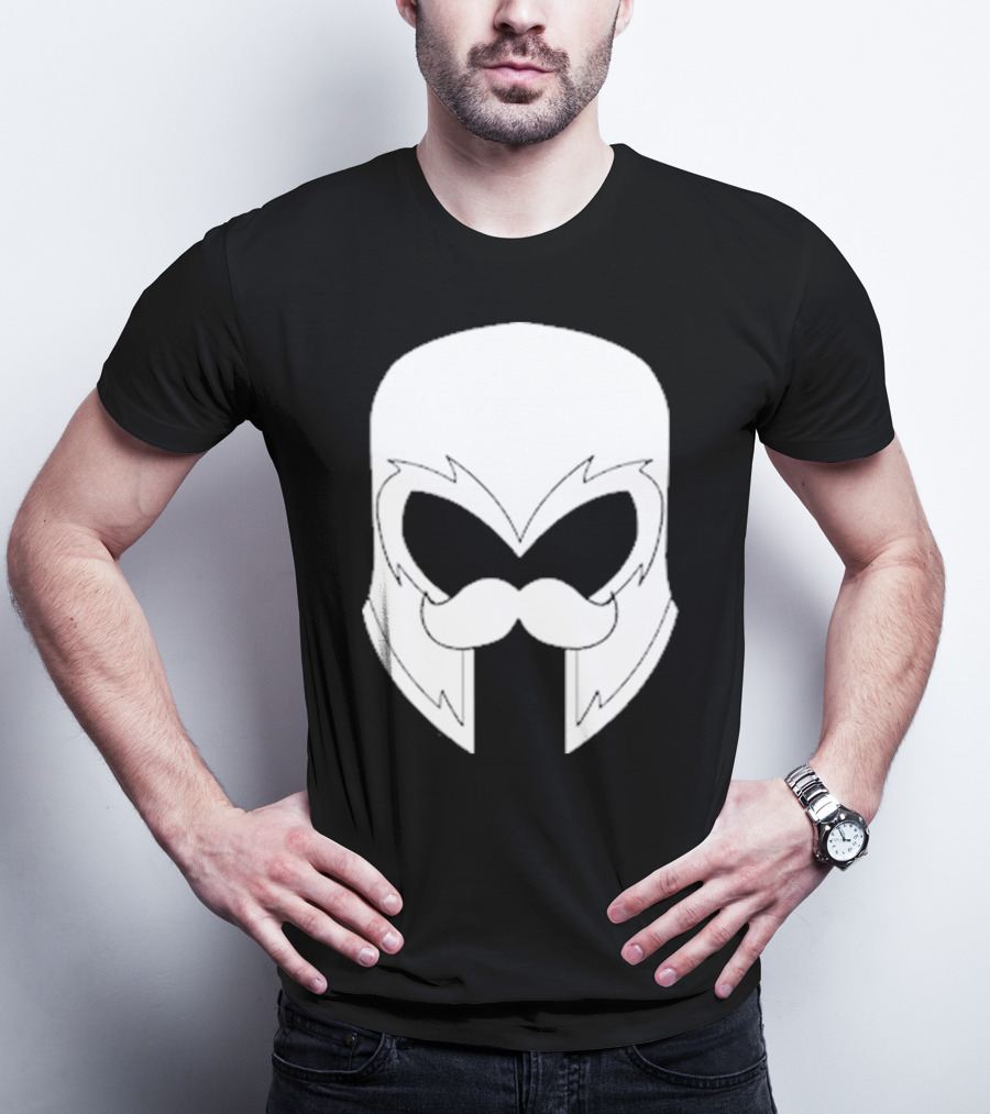 Remix’D Curleh Mustache Wolverine Mask T-Shirt