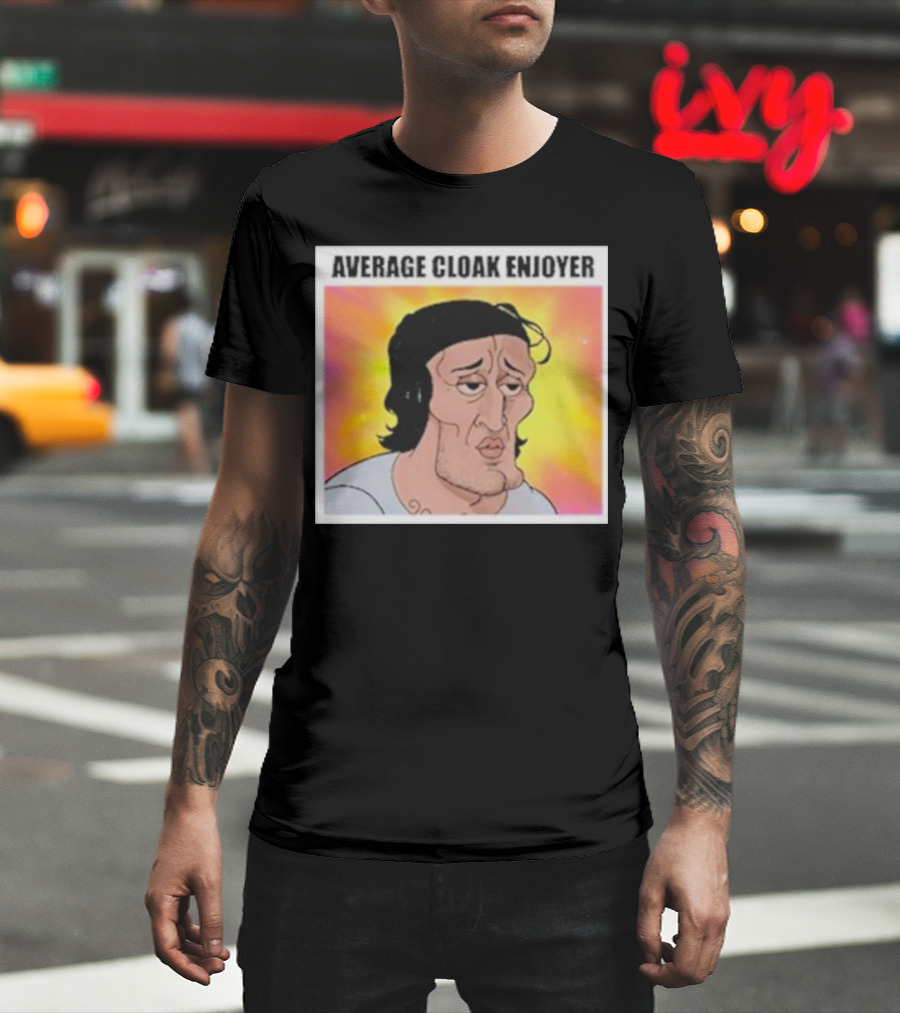 Average Cloak Enjoyer Parody Meme Comic T-Shirt
