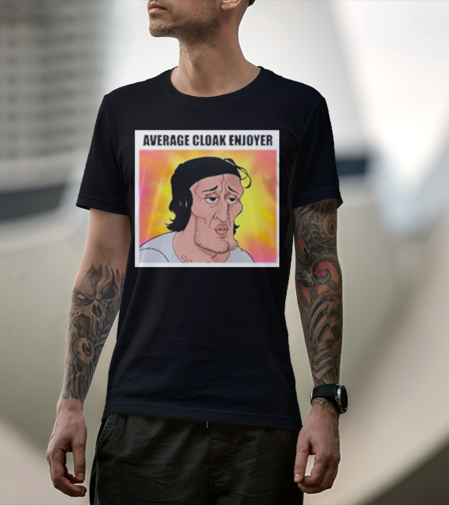 Average Cloak Enjoyer Parody Meme Comic T-Shirt