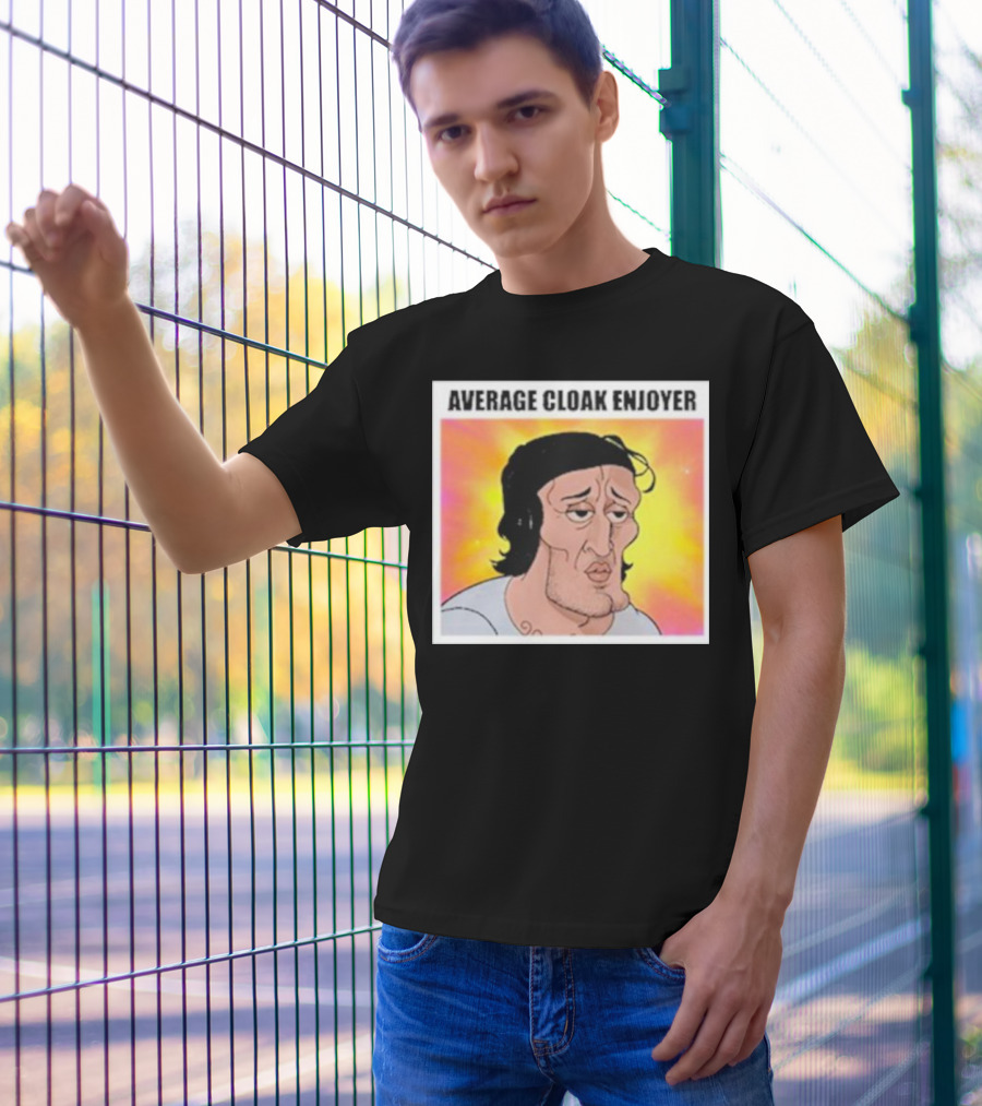 Average Cloak Enjoyer Parody Meme Comic T-Shirt
