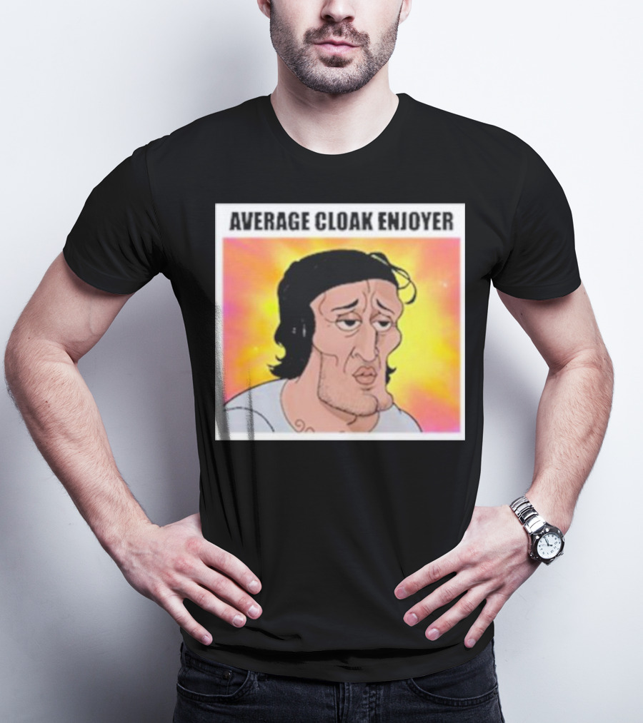 Average Cloak Enjoyer Parody Meme Comic T-Shirt