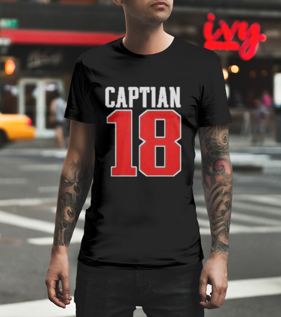 Captain 18 The Patriots Coach T-Shirt