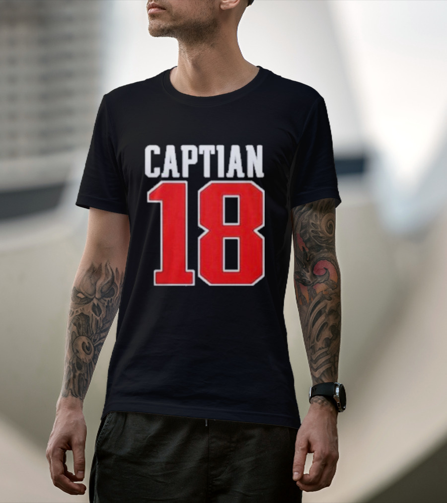 Captain 18 The Patriots Coach T-Shirt