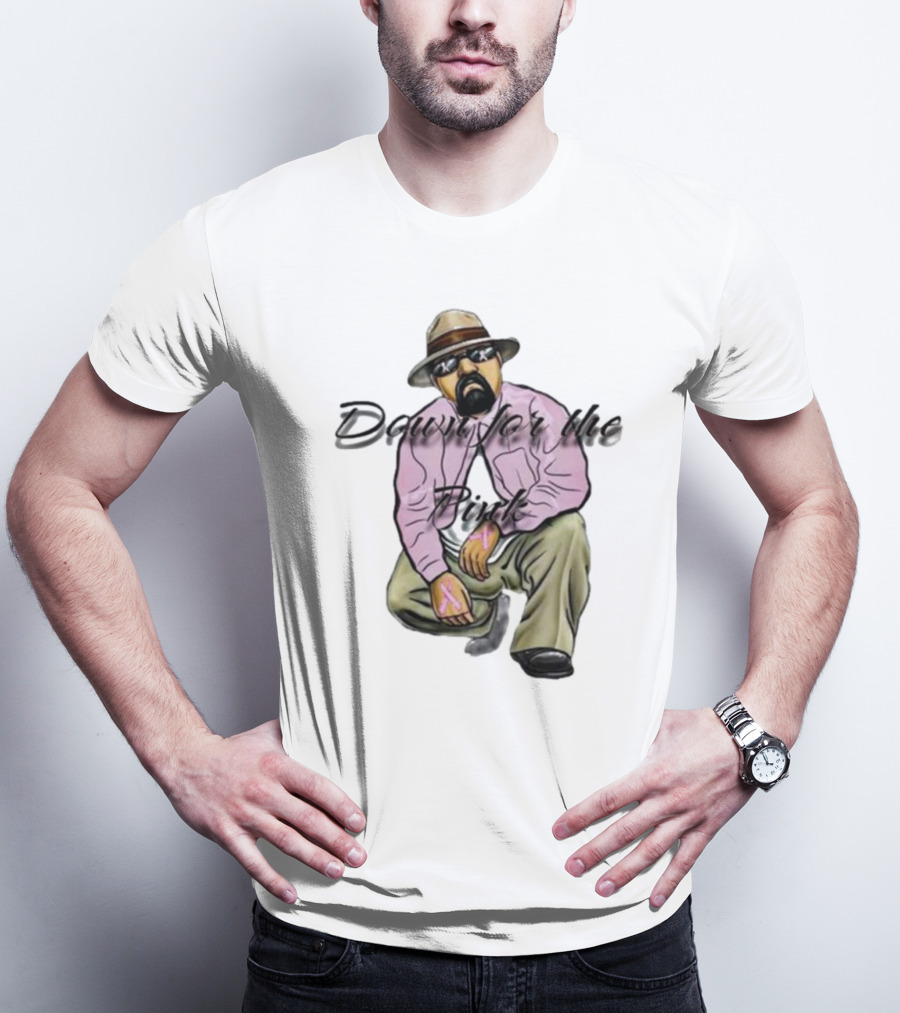 Down For The Pink Cholo BCawareness T-Shirt