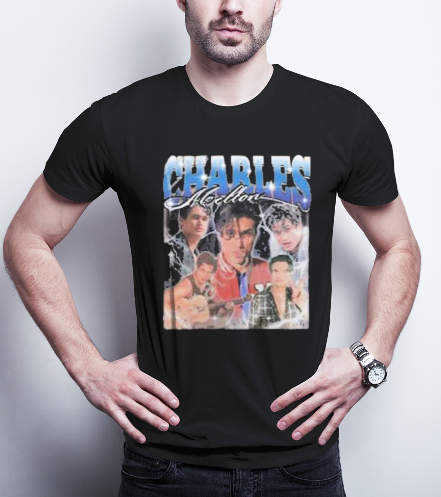 CHARLES Melton Collage T-Shirt