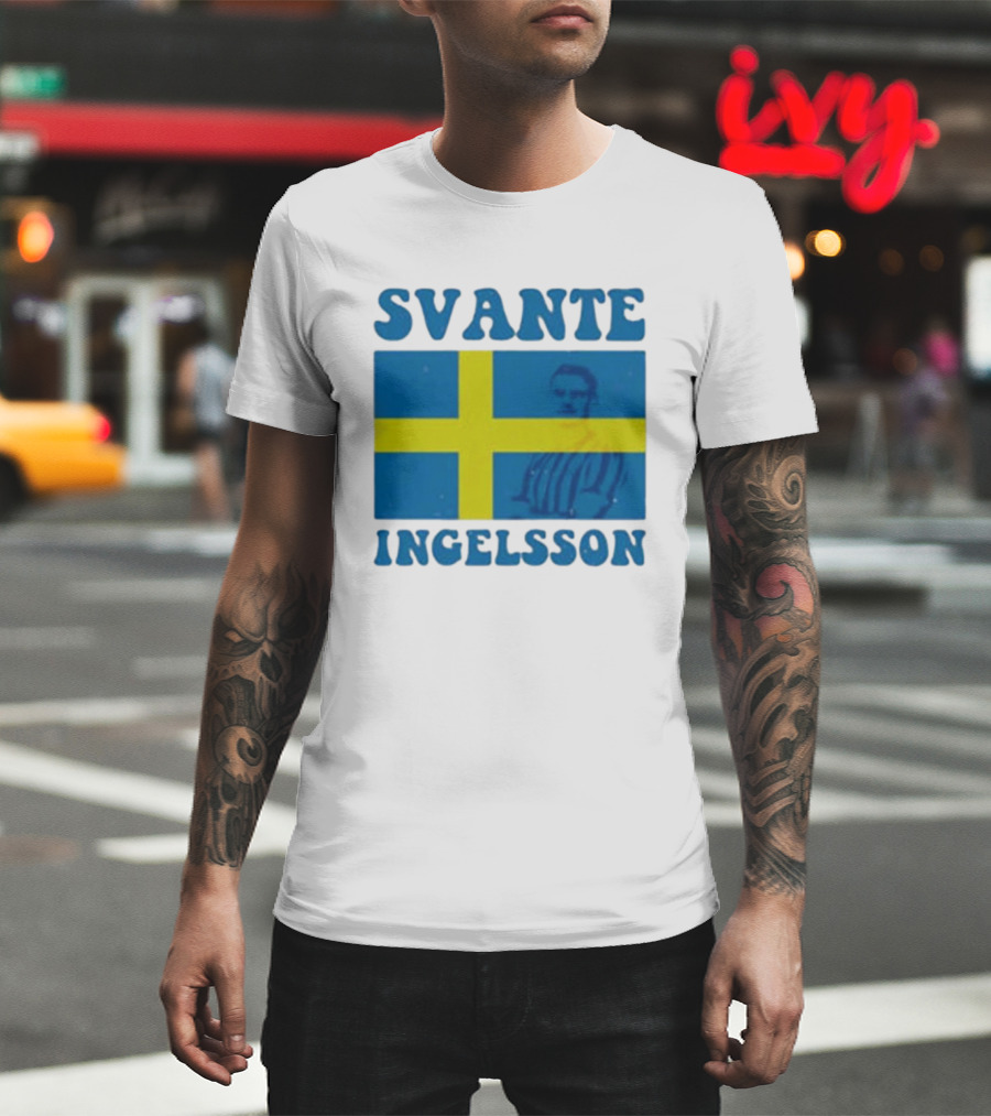 Svante Ingelsson Swedish Flag Sheffield Wednesday EFL T-Shirt