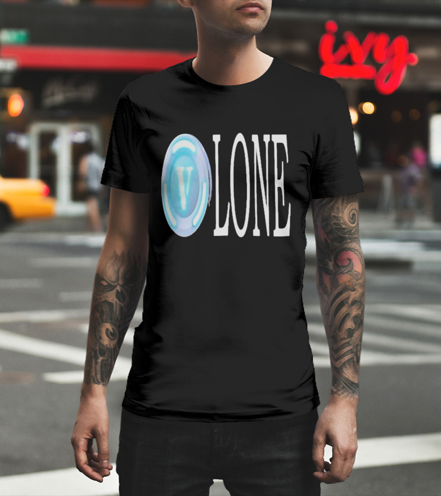 Bussinapparelco Vlone Vbuck Coin Icon And Text T-Shirt