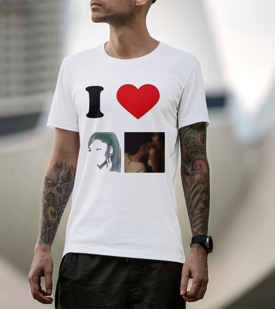 I Love Ariana Grande Cameron Fan Art Duo T-Shirt