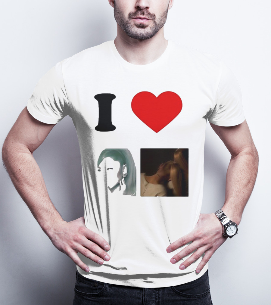 I Love Ariana Grande Cameron Fan Art Duo T-Shirt