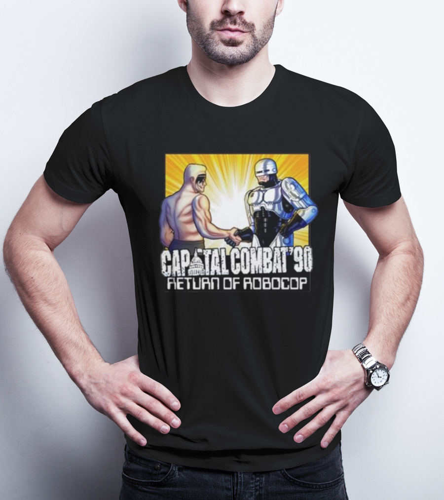 Capital Combat '90 Return Of Robocop Wrestling Encounter T-Shirt