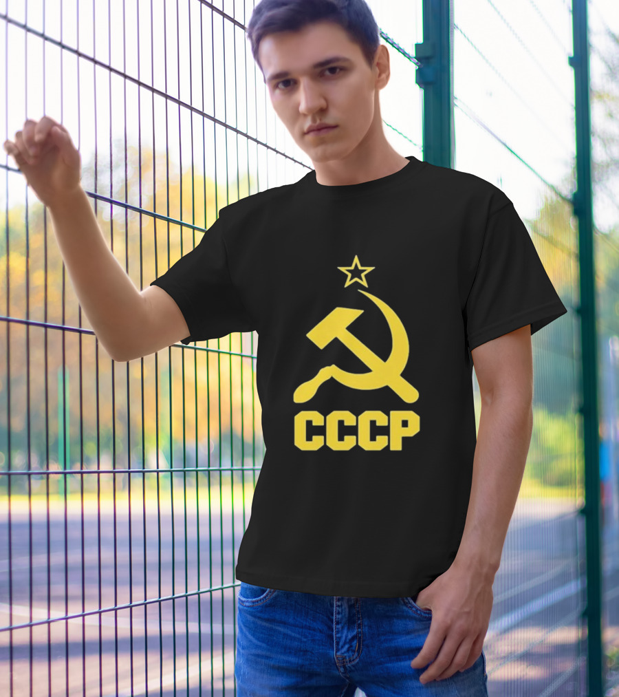 CCCP Hammer And Sickle Star Soviet T-Shirt