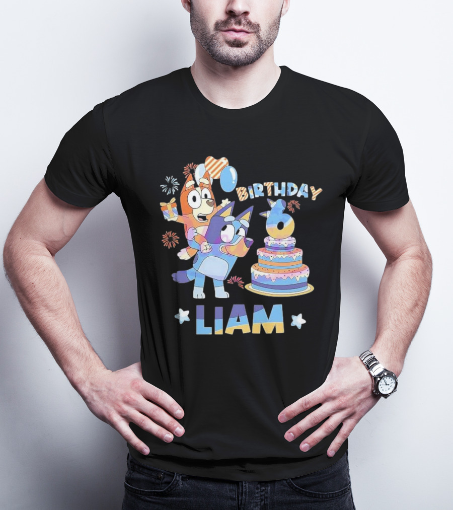 Birthday 6 Liam Funny It's My Birthday T-Shirt