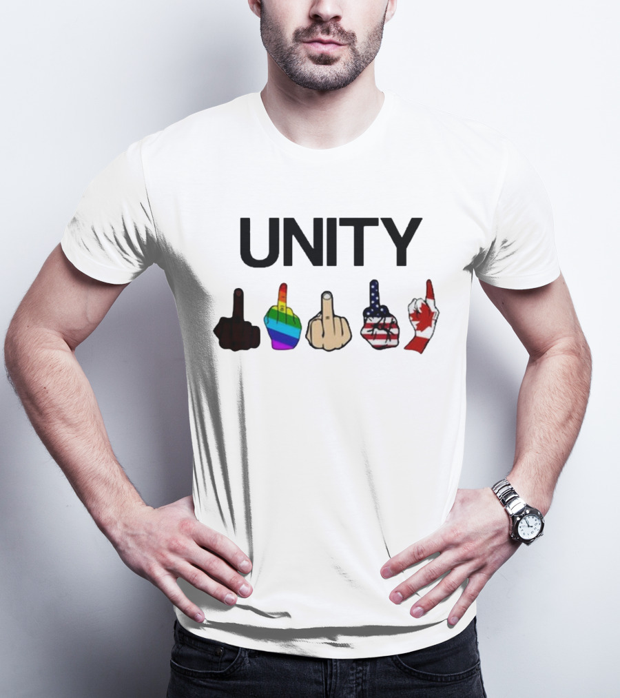 UNITY Hang Over Gang Funny Flags Diversity T-Shirt