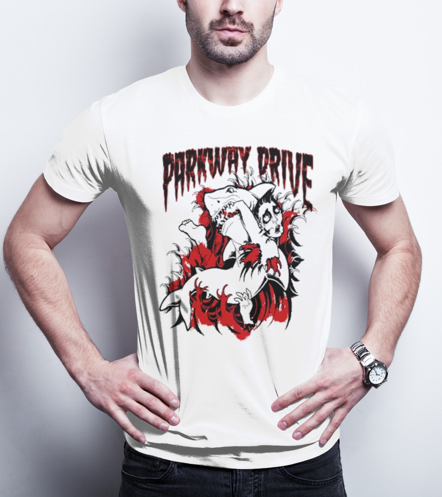 Parkway Drive Blood In The Water Shark Attack T-Shirt
