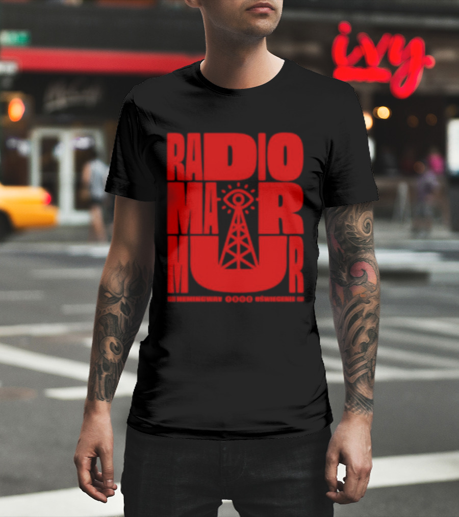 Taco Hemingway Radio Marmur Eye Tower 1-800 Oświecenie T-Shirt