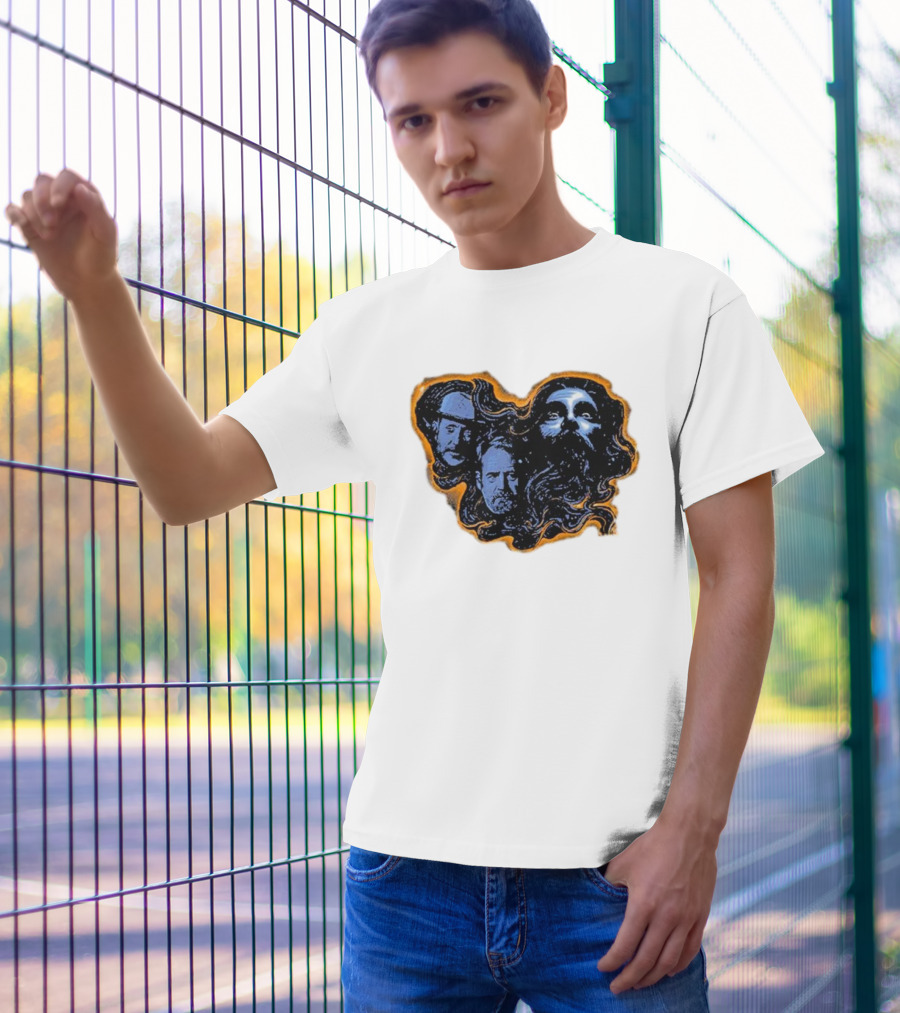 The White Buffalo A Freight Train Through The Night Faces And Mystical T-Shirt