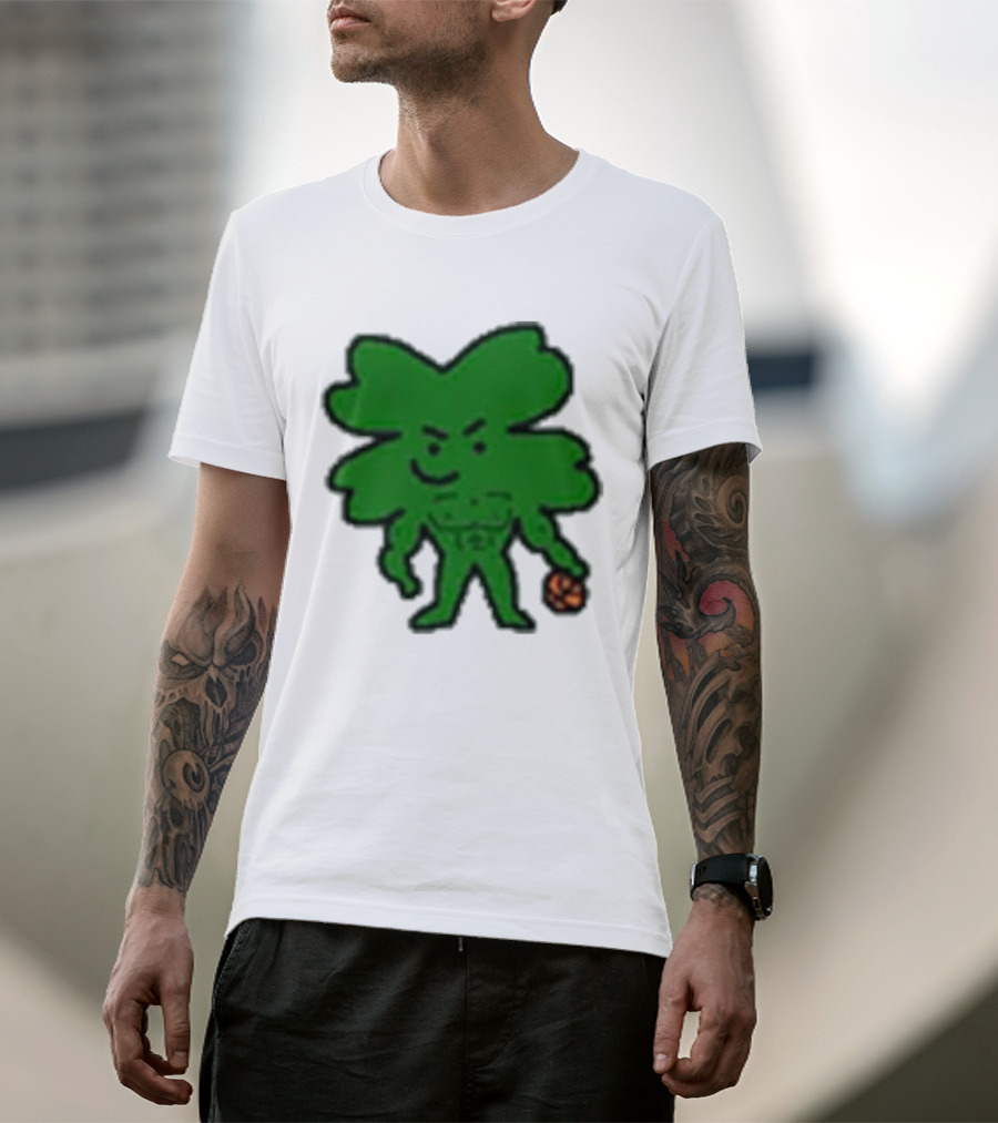 Boston Buff NBA Shamrock Basketball Player T-Shirt