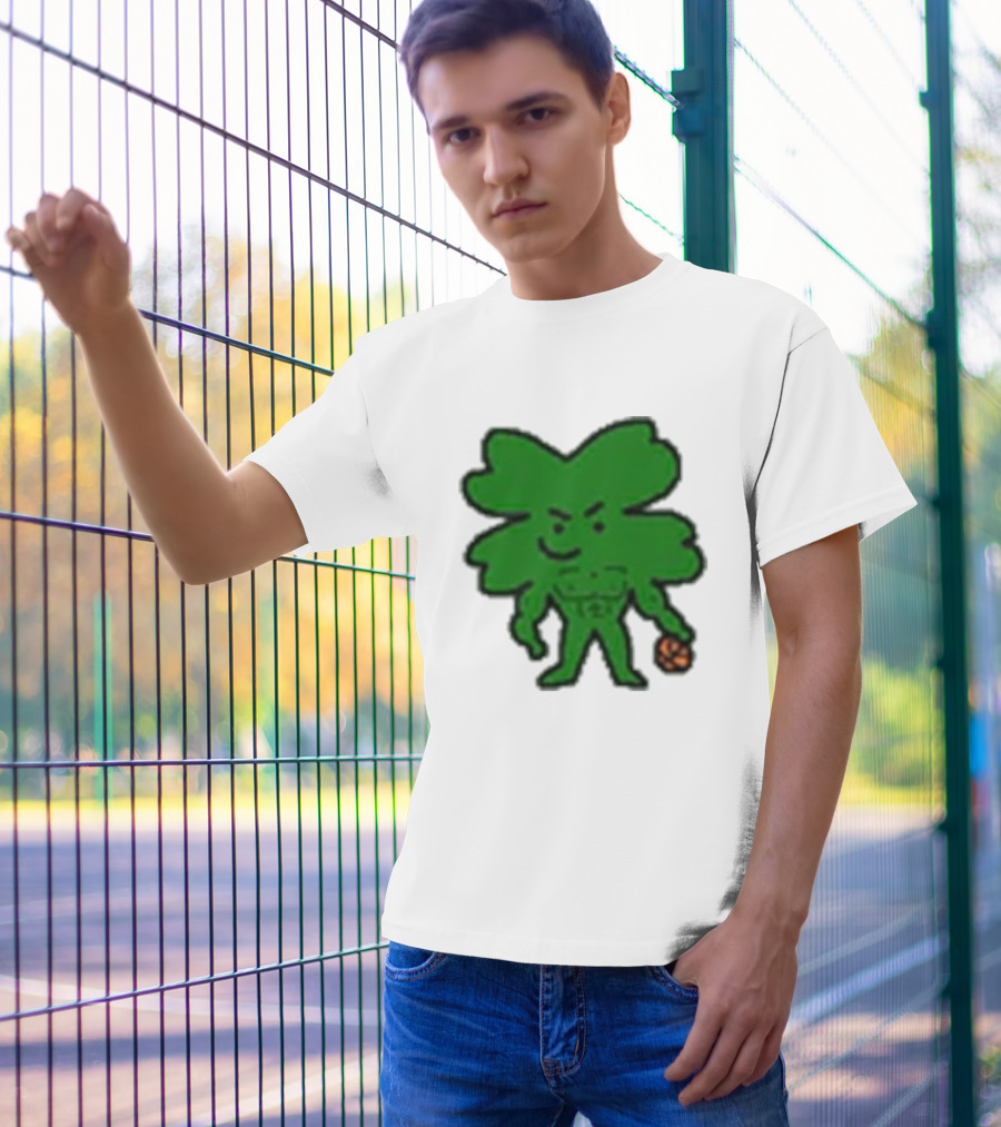 Boston Buff NBA Shamrock Basketball Player T-Shirt