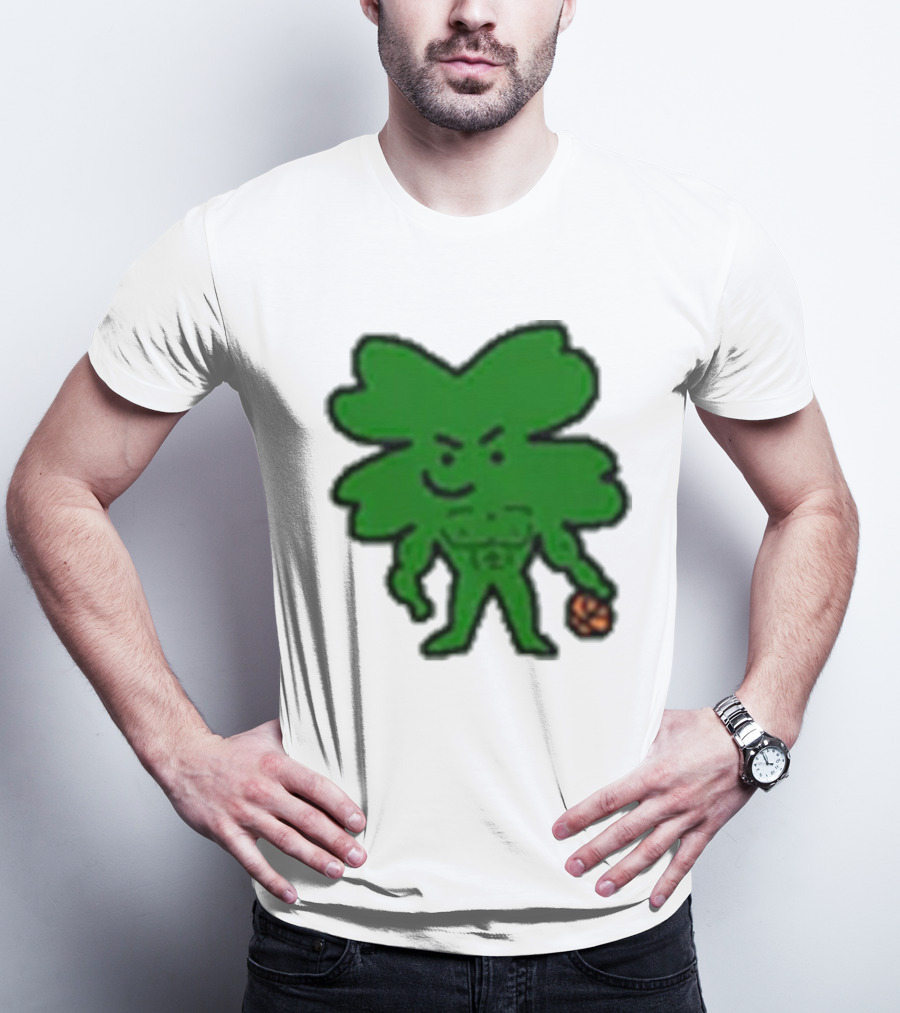 Boston Buff NBA Shamrock Basketball Player T-Shirt