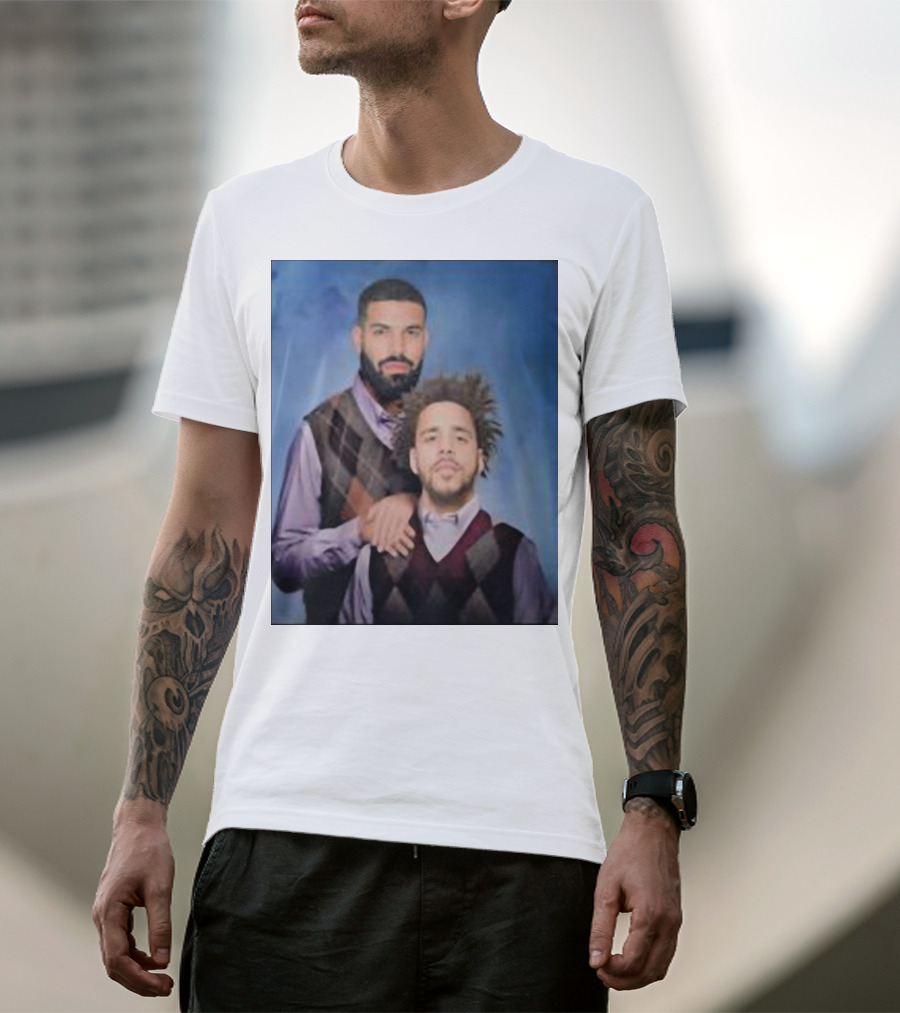 Drake And J. Cole Iconic Step Brothers Parody Collab T-Shirt