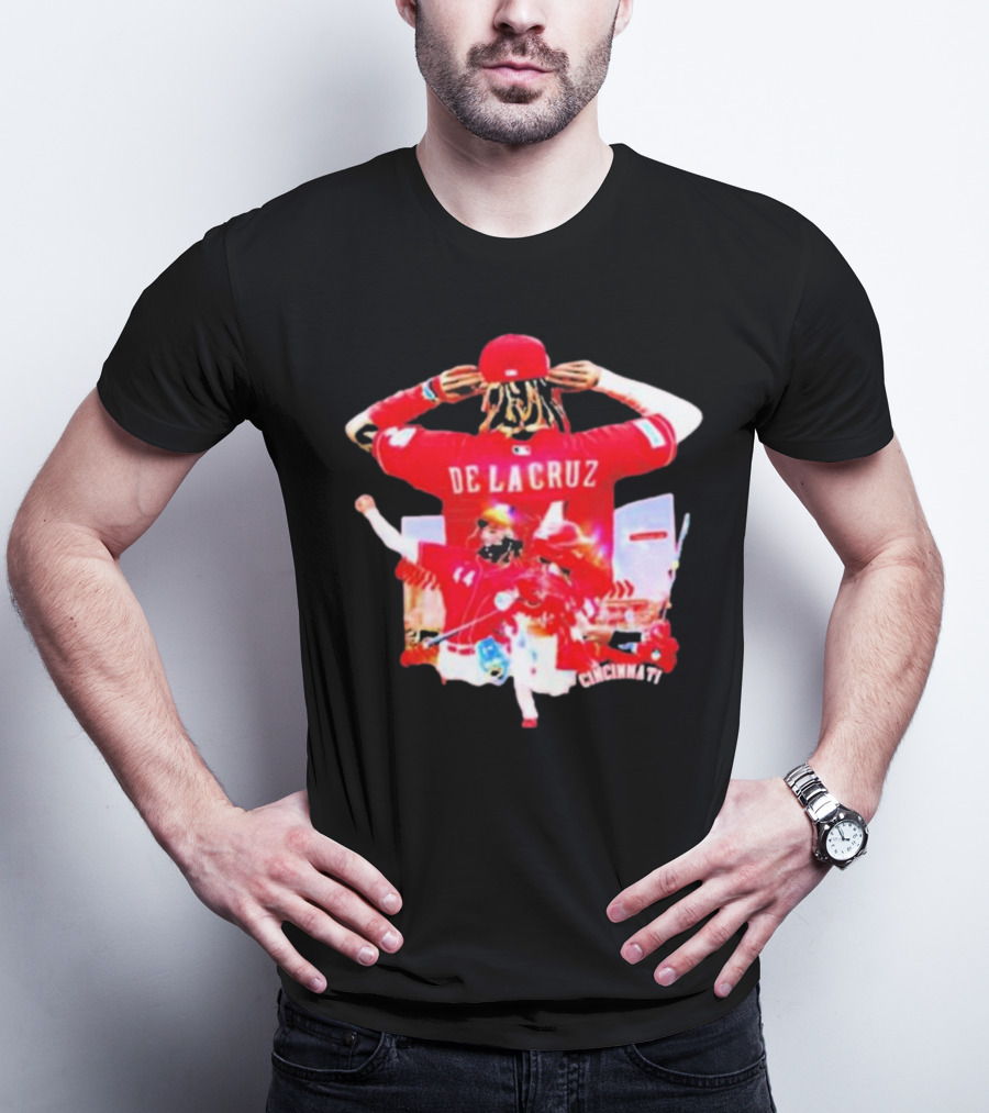 Elly De La Cruz Cincinnati Baseball Player Jersey T-Shirt