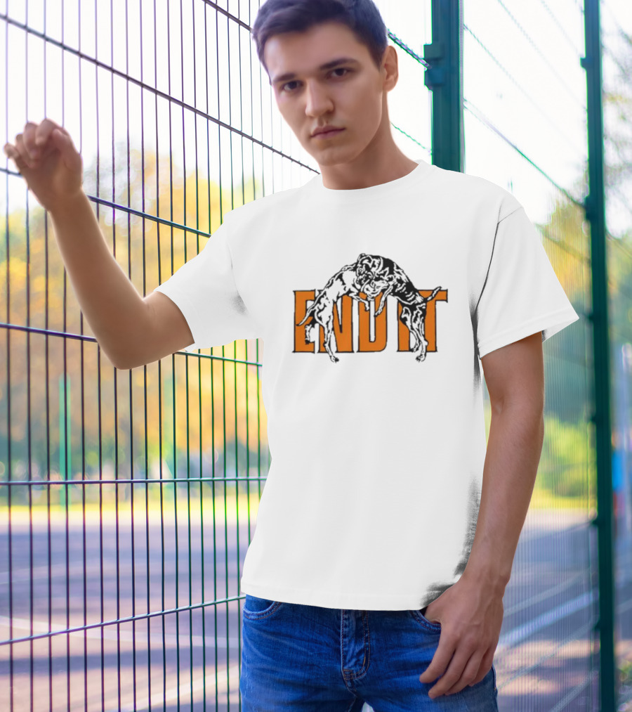 End It Isthatadug Dog Wrestling Emblem T-Shirt