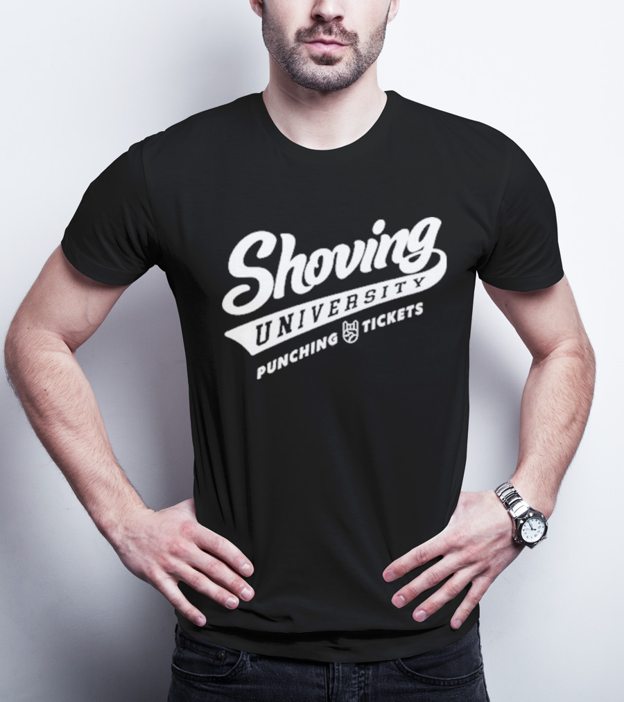 Paul Skenes Shoving University Punching Tickets T-Shirt