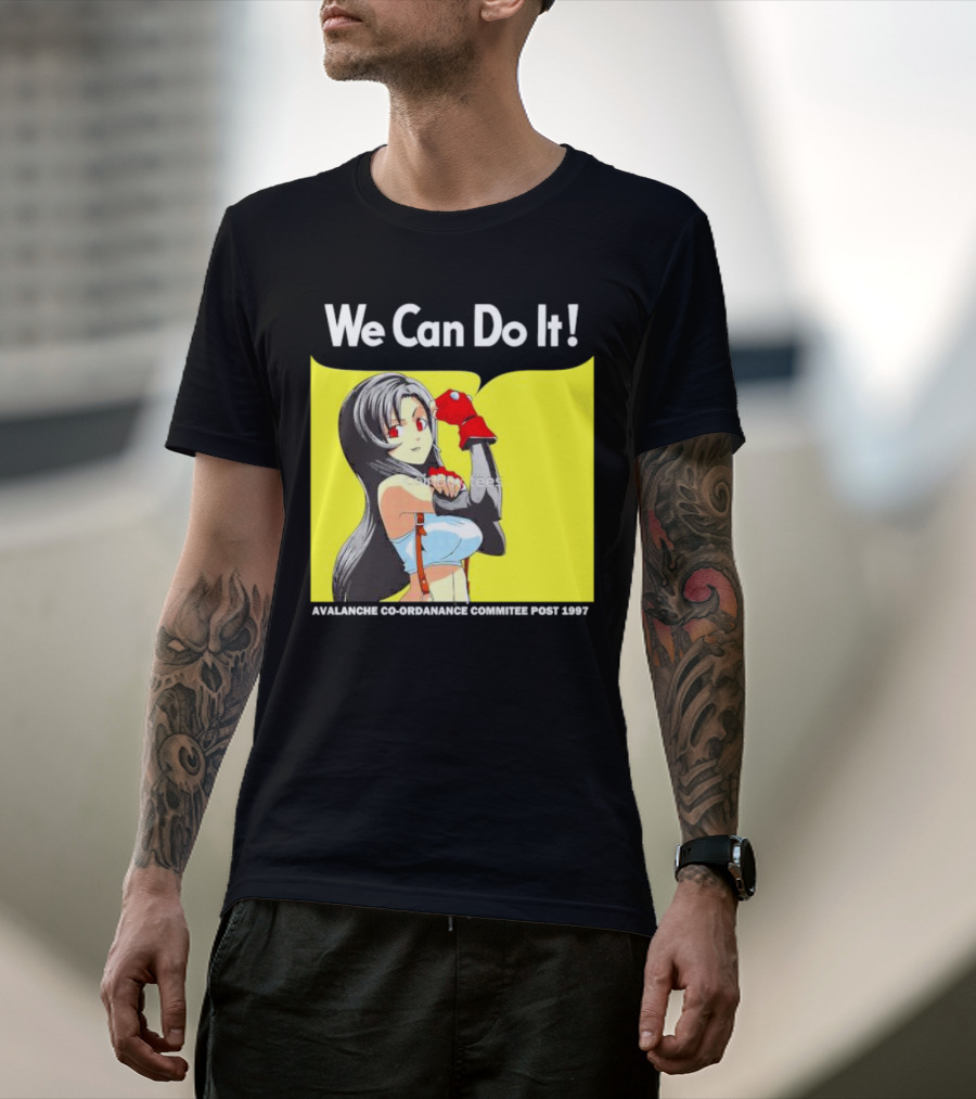 We Can Do It Avalanche Co-Ordanance Committee Post 1997 T-Shirt
