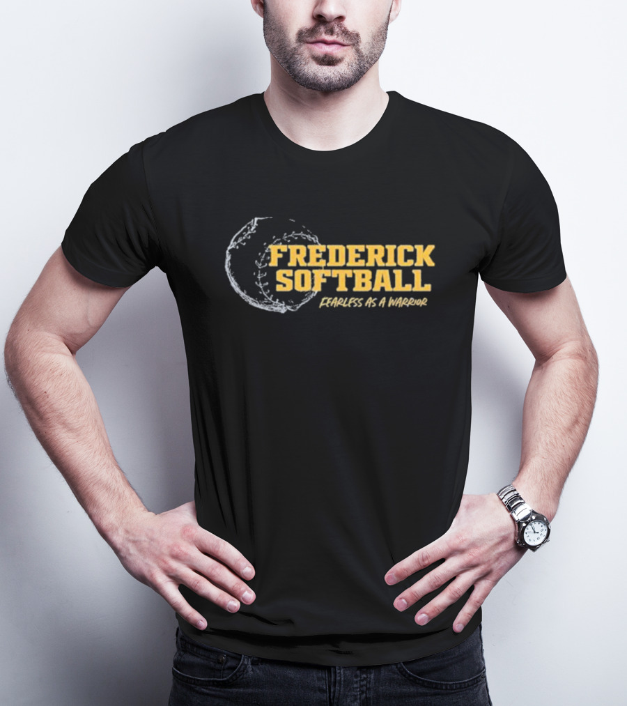 Frederick Softball Fearless As A Warrior T-Shirt
