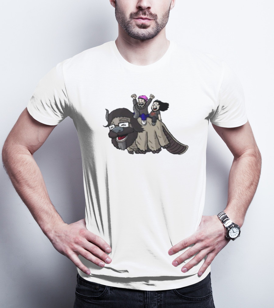 Dave Wonder Bearded Beauties Flying Creature Friends T-Shirt