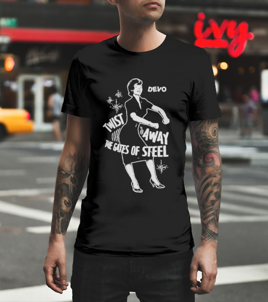 Devo Twist Away The Gates Of Steel Dancing Woman T-Shirt