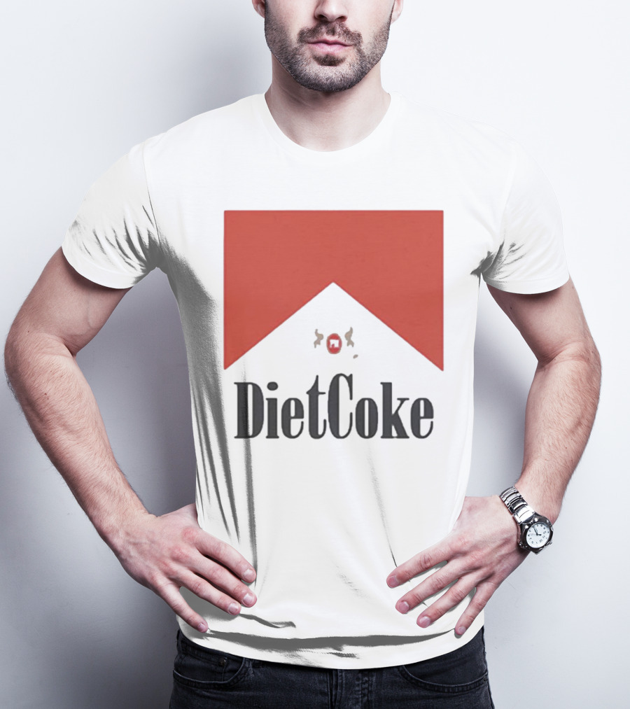 Diet Coke Marlboro Parody Cigarettes T-Shirt