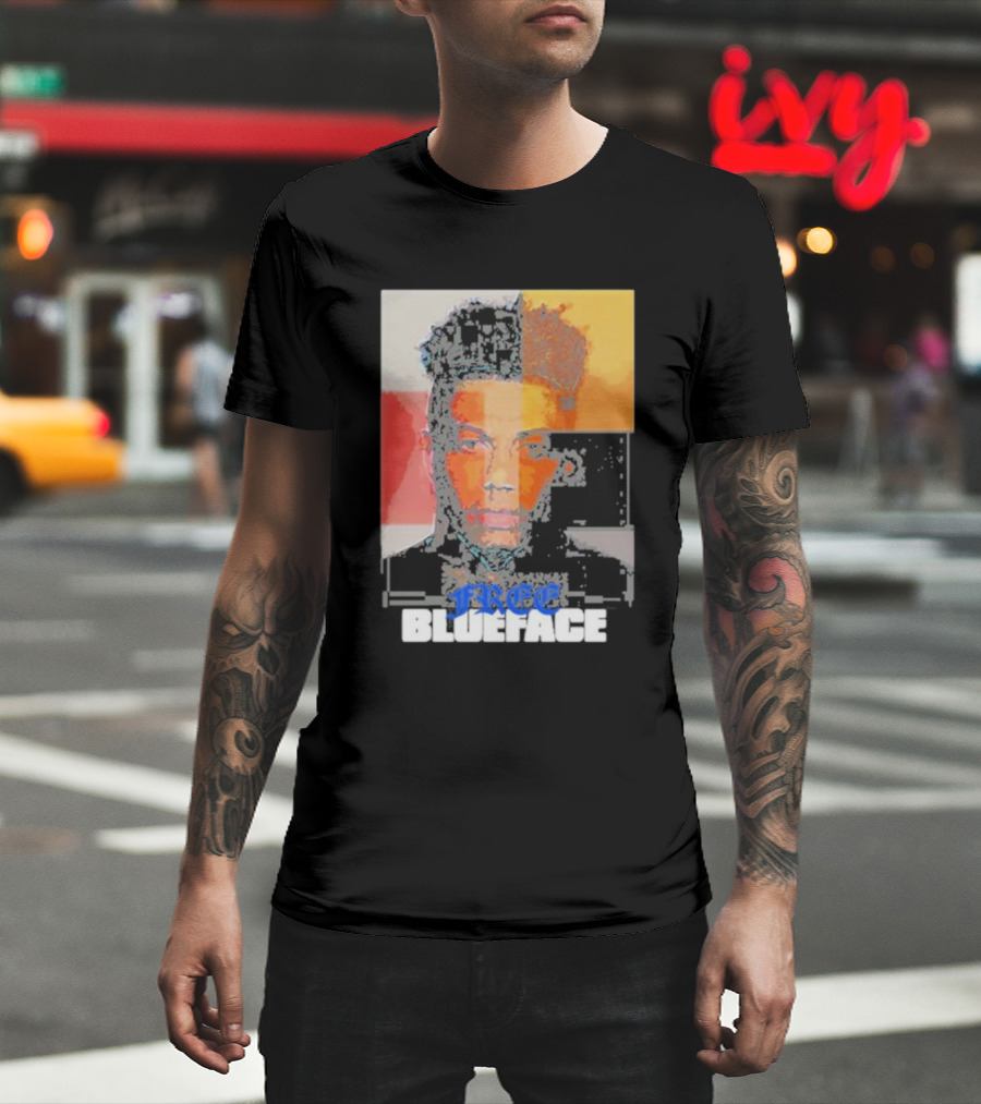 Free Blueface Dinero Jones Album Multicolor T-Shirt