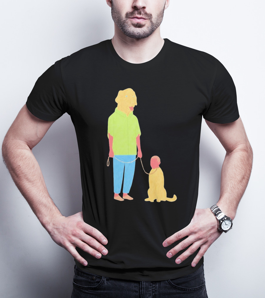 Dogswap Staselė Jakunskaitė Human Dog Head Swap T-Shirt